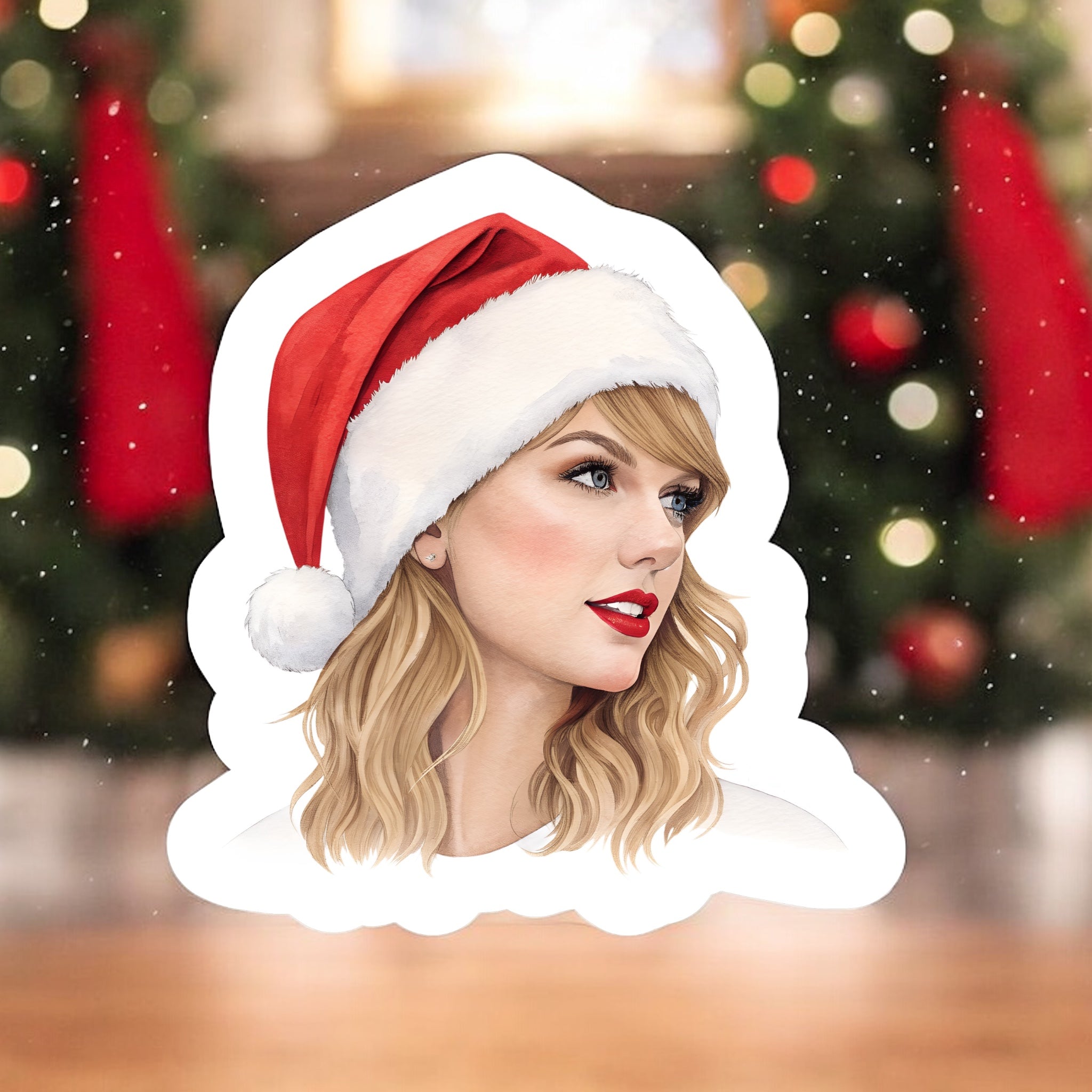 Santa Hat Swift Magnet – Poppy Loves Co